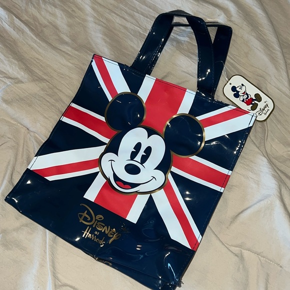 Disney | Bags | Bnwt Disney X Harrods Vinyl Mine Tote | Poshmark